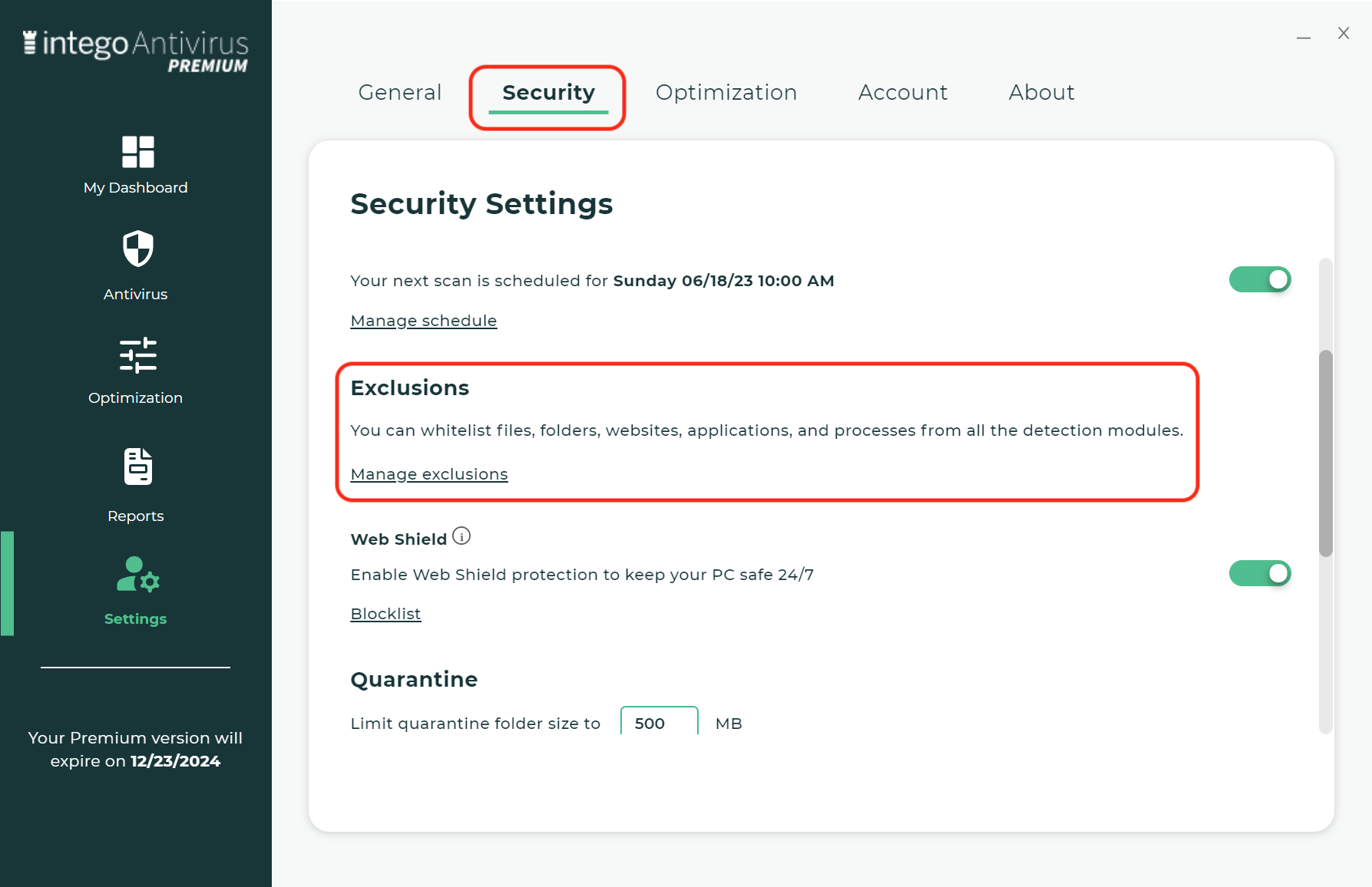 How to Exclude Items From Scans – Intego Support